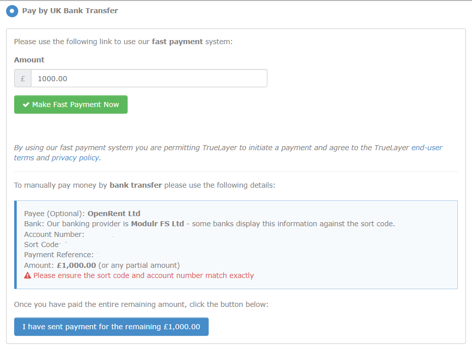 How can I pay the final balance? – Help Centre